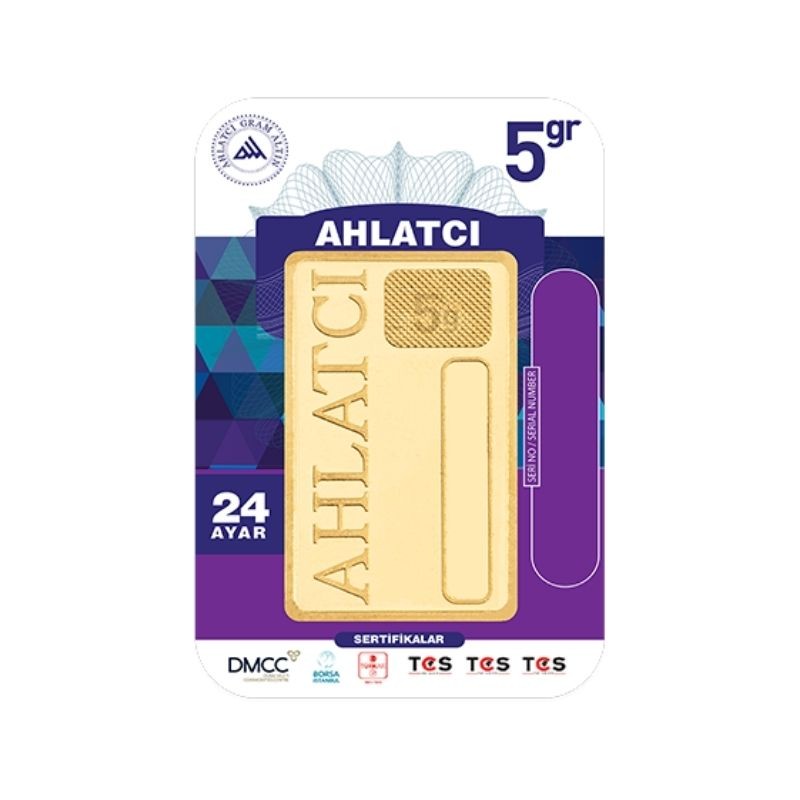 PAKETLİ ÜRÜNLER - 5 GRAM 24 AYAR KÜLÇE ALTIN